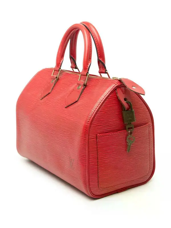 LOUIS VUITTON Epi Speedy 30 Boston Bag