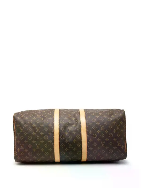 LOUIS VUITTON Monogram Keepall 55 Travel Bag