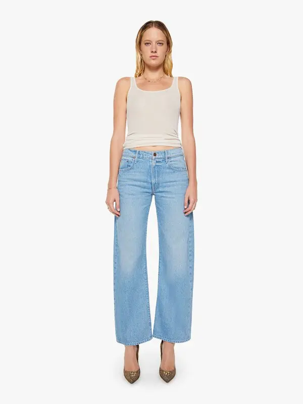 MOTHER Barrel Leg Jeans - Light Blue