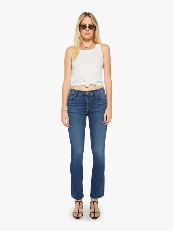 MOTHER The Insider Skimp Taking Chances Jeans - Blue