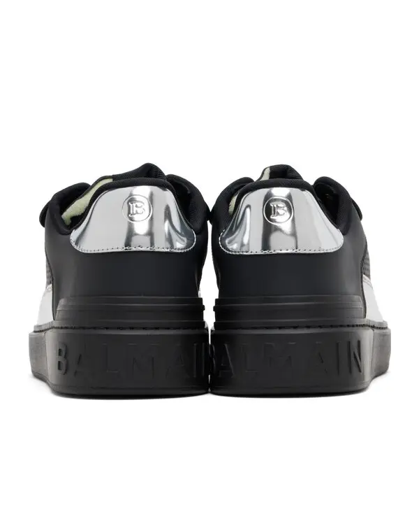 Balmain B-court Leather Trainers - Black