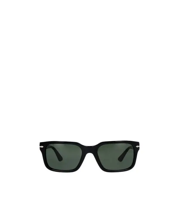 Persol Rectangular Frame Sunglasses - Black