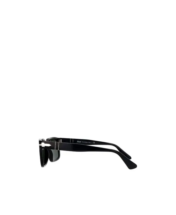 Persol Rectangular Frame Sunglasses - Black