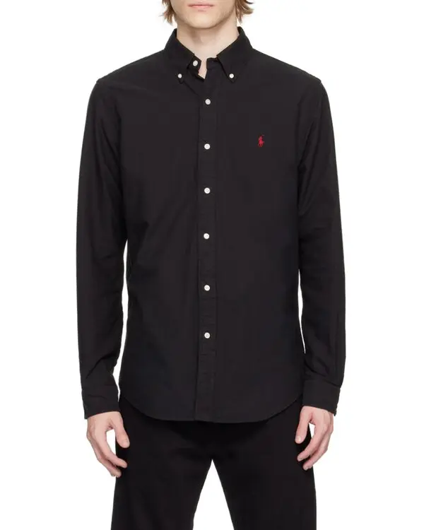 Polo Ralph Lauren Polo-pony-motif Shirt - Black
