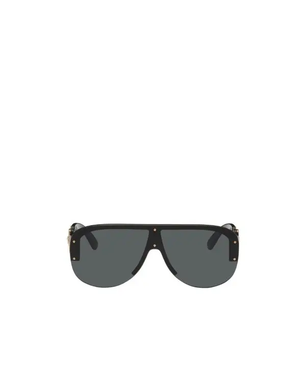 Versace Logo Embellished Sunglasses