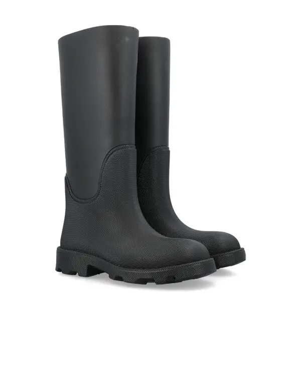Burberry Round Toe Chunky Sole Boots