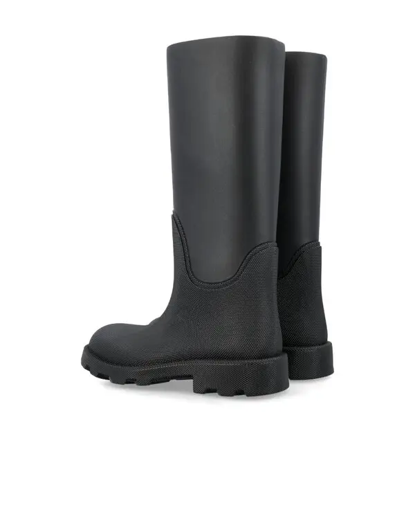 Burberry Round Toe Chunky Sole Boots