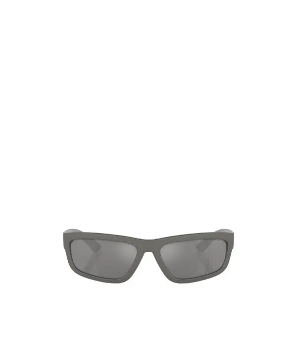 Prada Rectangular Frame Sunglasses - Gray