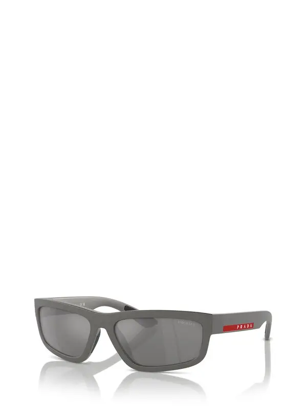 Prada Rectangular Frame Sunglasses - Gray