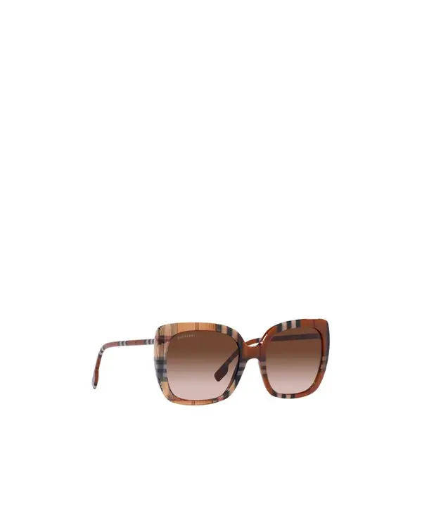Burberry Caroll Oversized Butterfly Frame Sunglasses