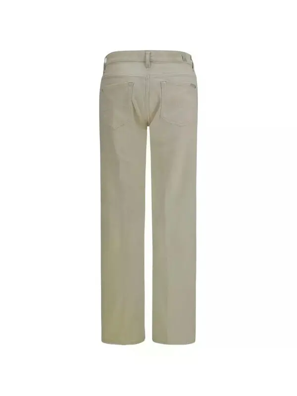 7 For All Mankind Calie Straight-leg Jeans With Embroidered Detail