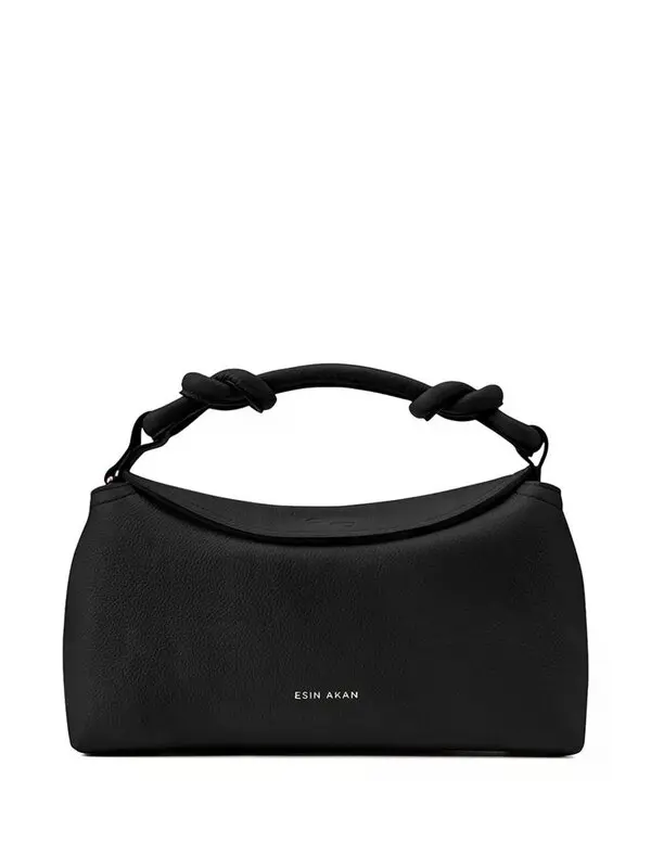 ESIN AKAN Sloane Knotted Tote Bag - Black