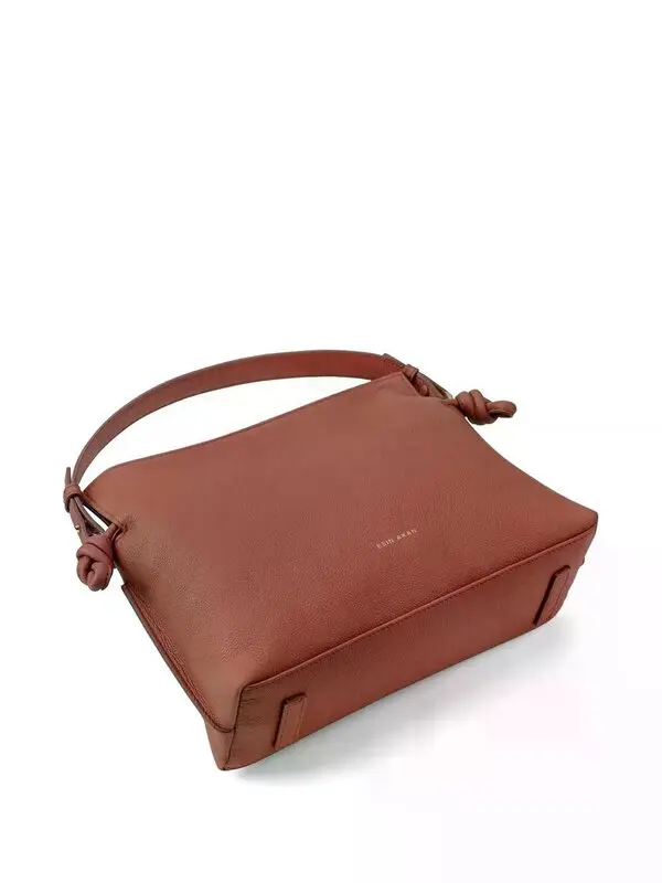 ESIN AKAN Medium Emma Leather Tote Bag - Brown