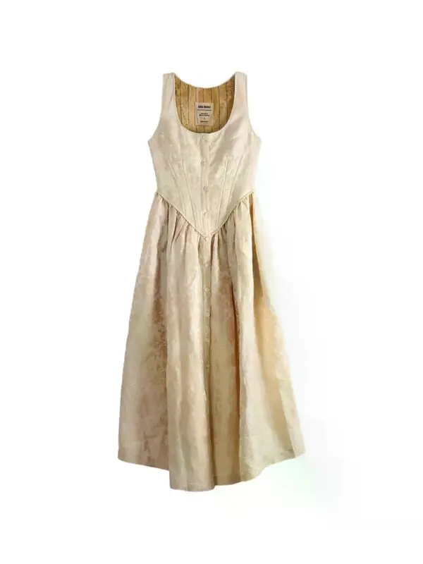 UMA WANG Jacquard Woven Corset Style Dress