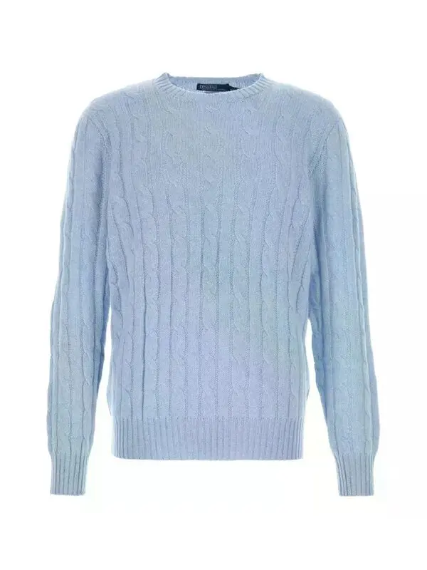Polo Ralph Lauren Cable Knit Cashmere Sweater - Blue