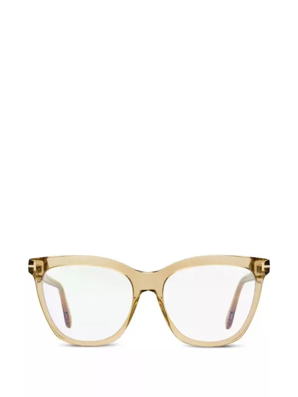 TOM FORD Butterfly-frame Glasses - Neutrals