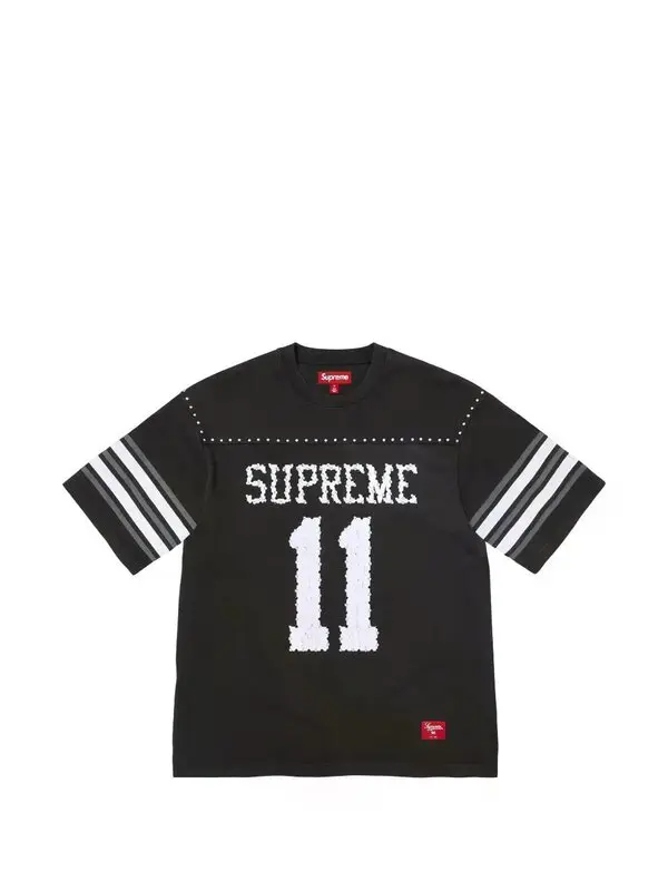 Supreme Studded Rhinestone-appliqué T-shirt