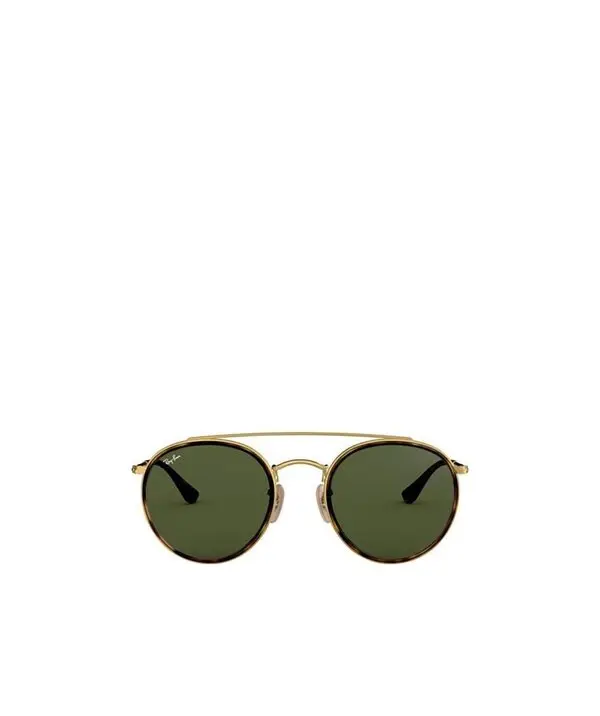 Ray-ban Round Double Bridge Legend Sunglasses - Green