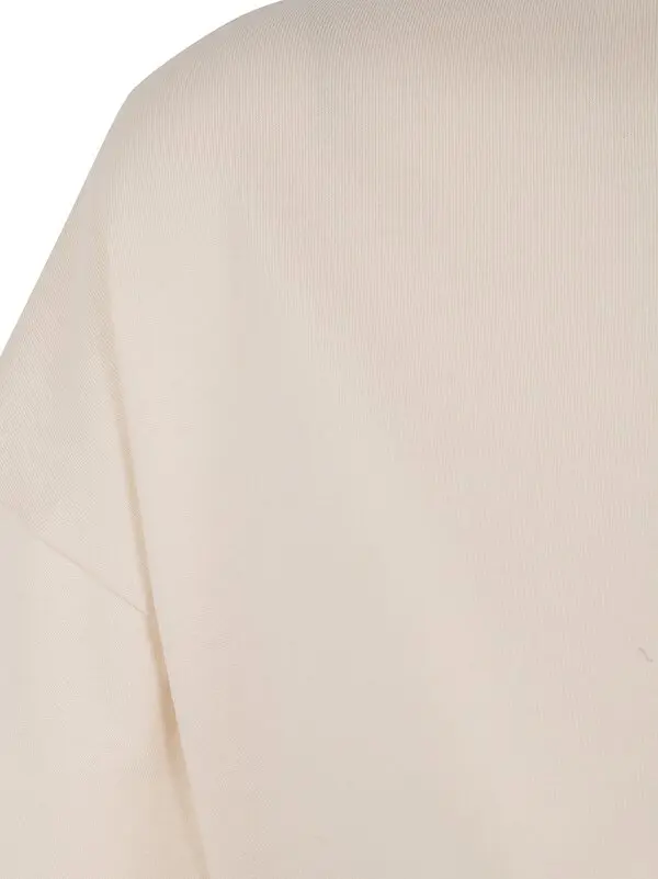 Loulou De Saison Boxy Fit Supima Cotton T-shirt - Cream Rose