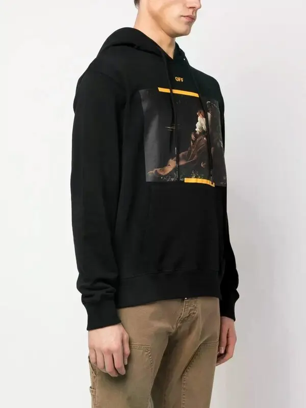 Off-White Caravaggio Painting-print Cotton Hoodie