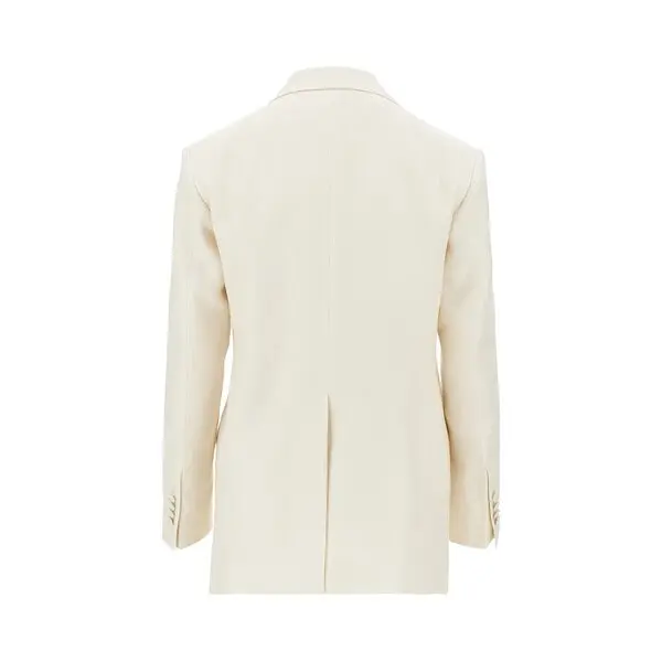 Tagliatore Double-breasted Linen Twill Blazer