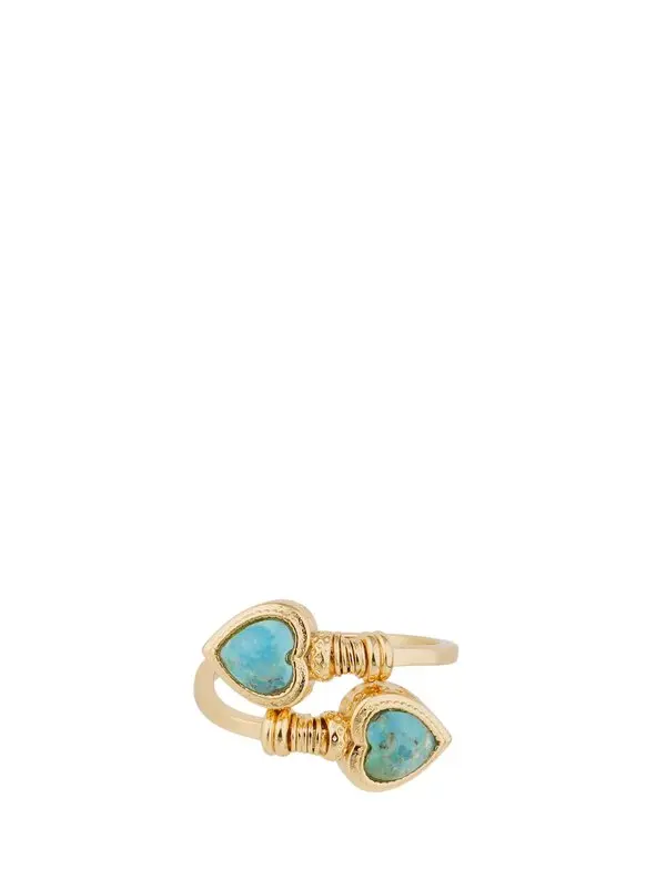 Gas Bijoux Double Ring - Metallic