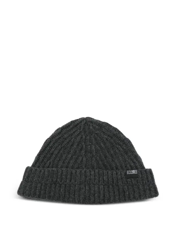 MAISON MARGIELA Cappello In Maglia "harbor Beanie - Gray