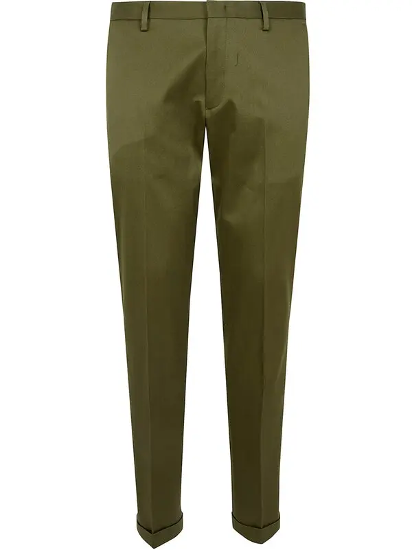 Paul Smith Cotton Trousers - Green
