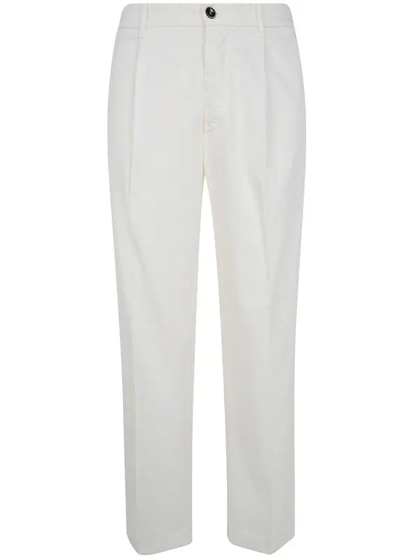 NINE:INTHE:MORNING Philip Pleated Chino Trousers - Beige