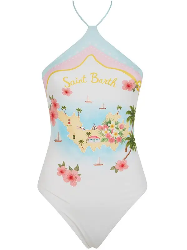 MC2 SAINT BARTH Meryem" One Piece Swimsuit - Pink