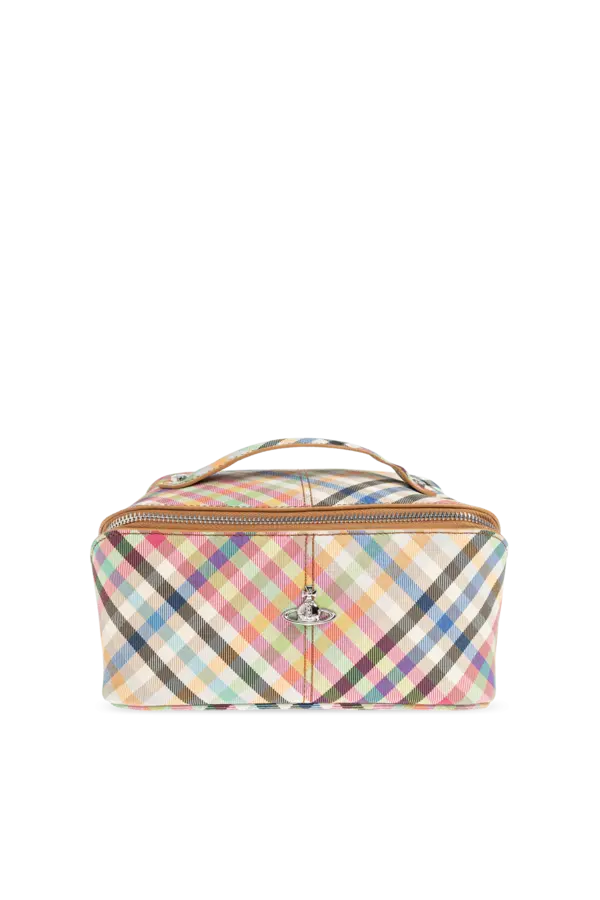 VIVIENNE WESTWOOD Cosmetic Bag With Logo - Multicolour