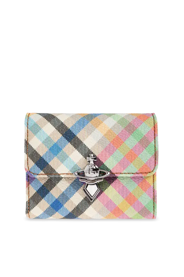 VIVIENNE WESTWOOD Checkered Pattern Wallet - Multicolour