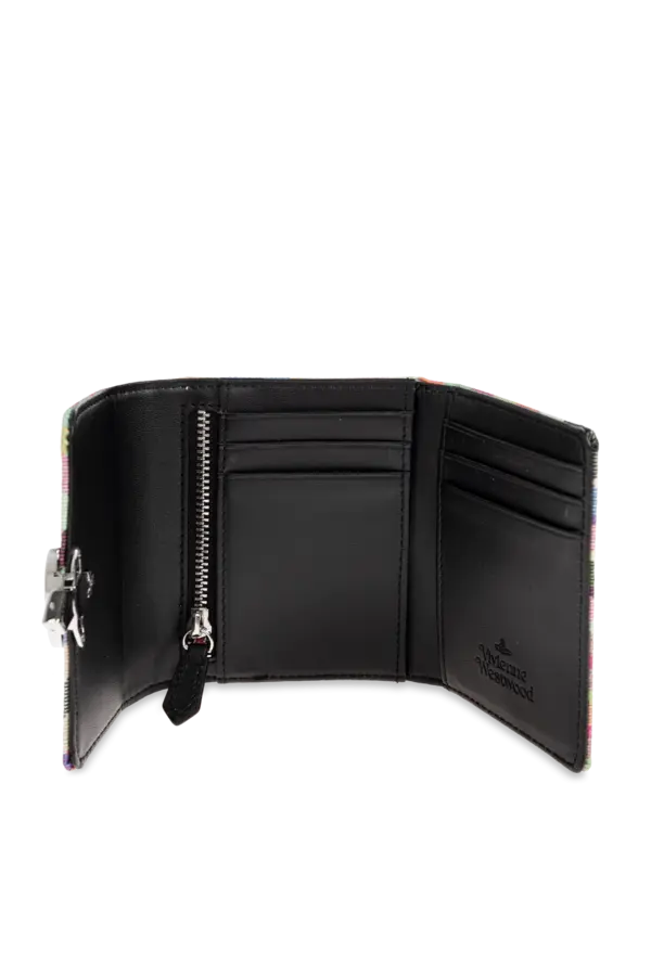 VIVIENNE WESTWOOD Checkered Pattern Wallet