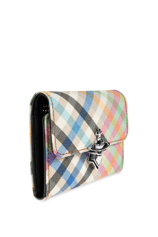 VIVIENNE WESTWOOD Checkered Pattern Wallet