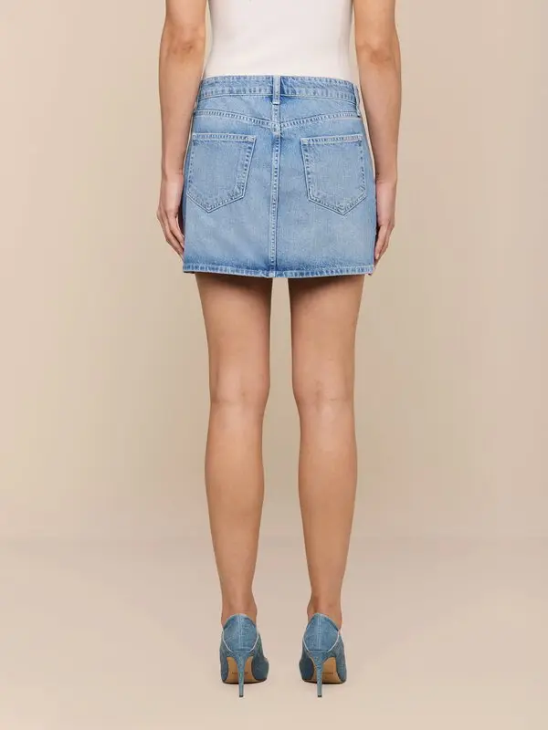 L'Agence Solene Denim Mini Skirt