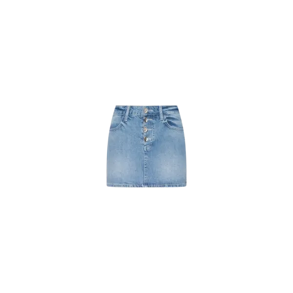 L'Agence Solene Denim Mini Skirt