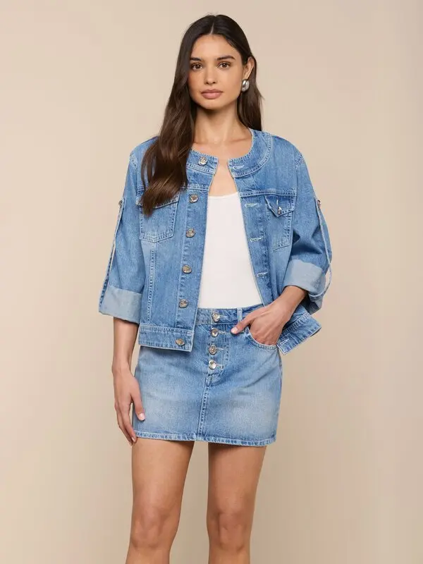 L'Agence Anouk Denim Jacket - Grant