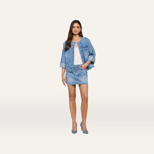 L'Agence Anouk Denim Jacket - Grant