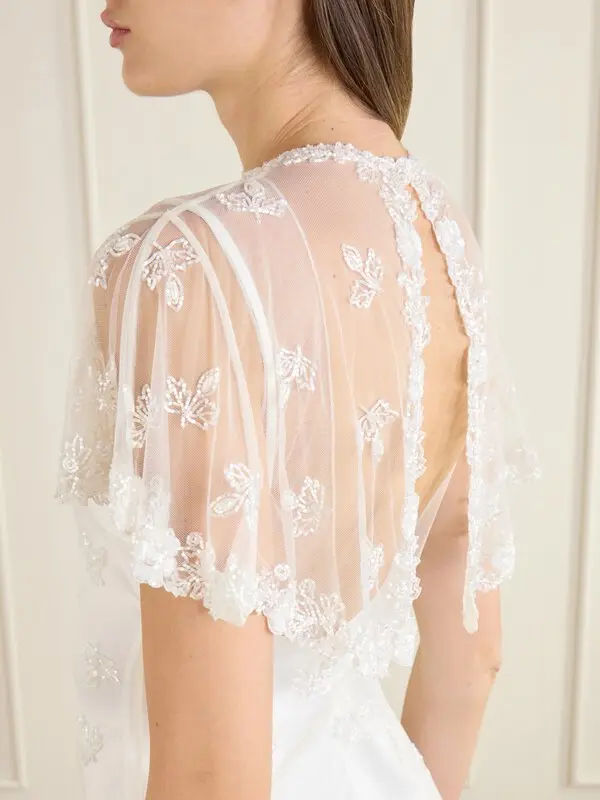 CLIO PEPPIATT Freya Embellished Tulle Mini Dress
