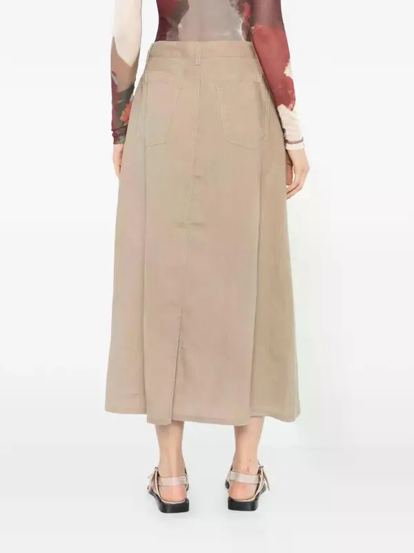 JNBY Ramie Midi Skirt