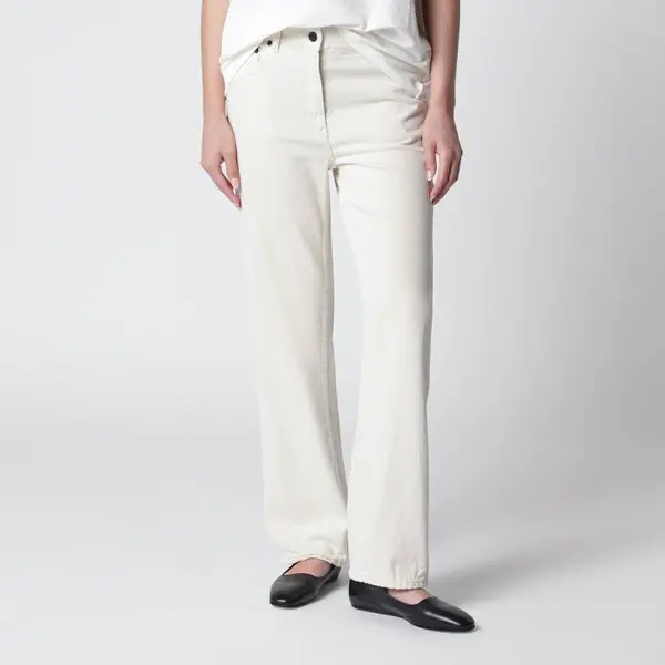 THE ROW Fargo Jeans In Ecru Denim - White