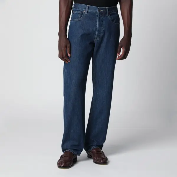 Valentino Garavani Vlogo Detail Denim Jeans - Blue