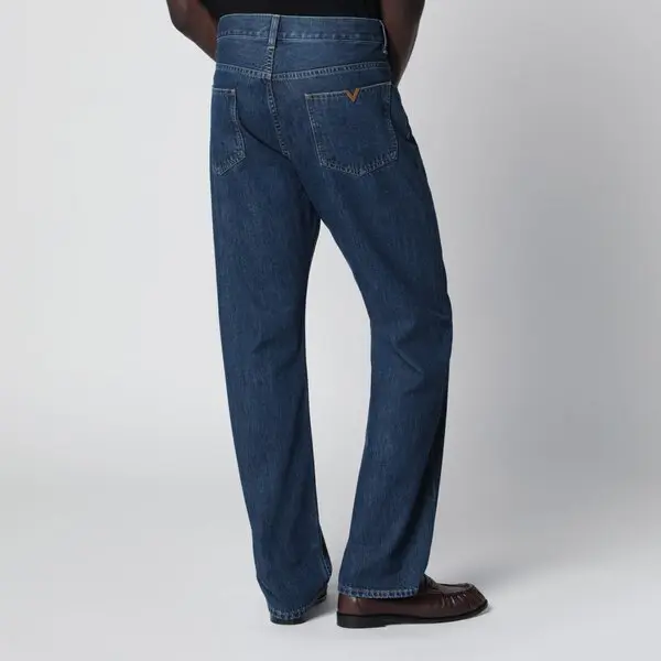 Valentino Garavani Vlogo Detail Denim Jeans