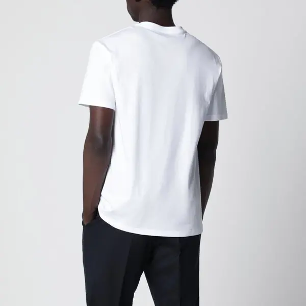 Valentino Garavani Cotton T-shirt With Vlogo Embroidery - White