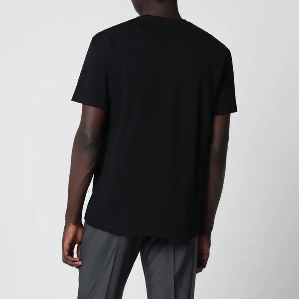Valentino Garavani Cotton T-shirt With Vlogo Embroidery