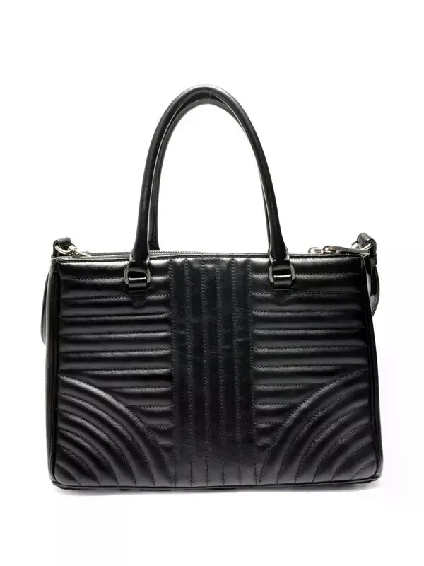 Prada Diagramme Leather Tote Bag