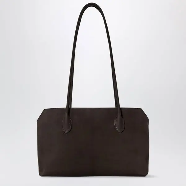 THE ROW Terrasse Nubuck Calfskin Leather Shoulder Bag