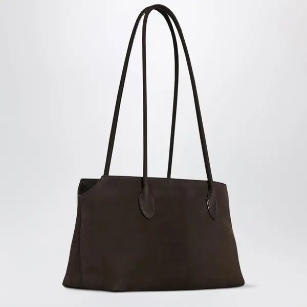THE ROW Terrasse Nubuck Calfskin Leather Shoulder Bag
