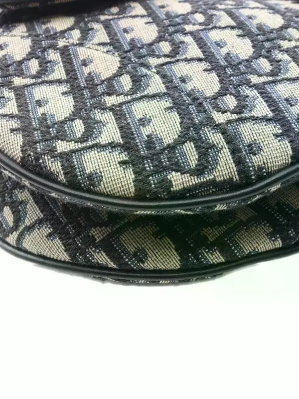 Dior Saddle Oblique Handbag - Neutrals