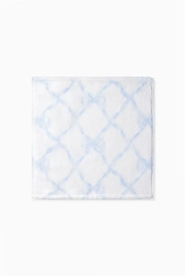 LoveShackFancy Printed Washcloth - High Tide Blue